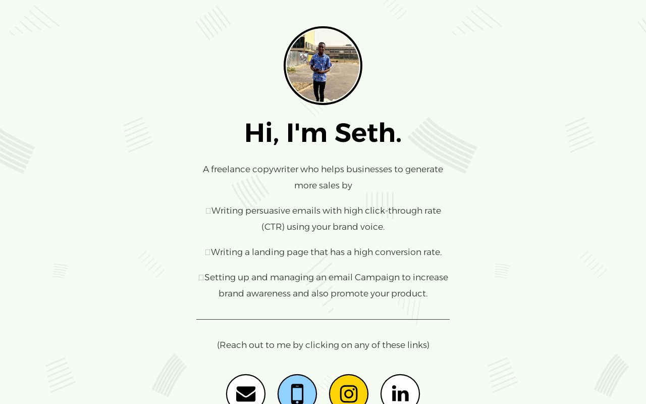 Seth Portfolio